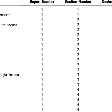 Annotated Text With Different Section Sentence And Descriptor Number