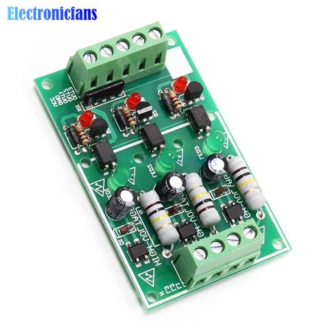 3 Channel Optocoupler Isolation Module AC 220V Isolated Board Testing Module No PCB Holder AC