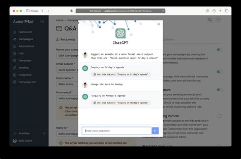 openai chatgpt plugin for acelle by rencontru codester