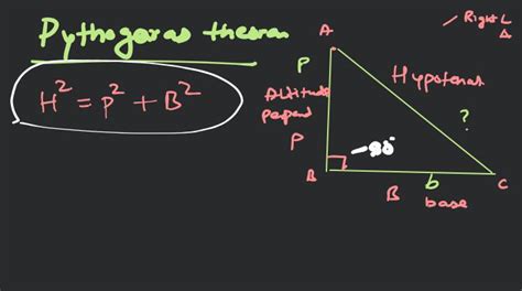 What Is Pythagoras Theorem Explain With A Diagram Filo