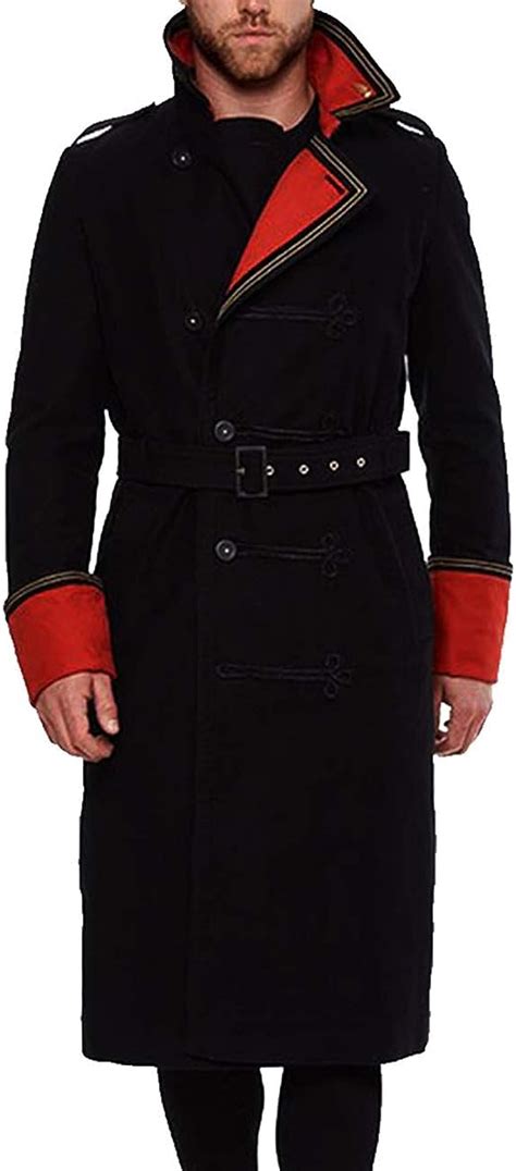 40k Warhammer Iconic Imperial Guard Costume Long Commissar Coat Real