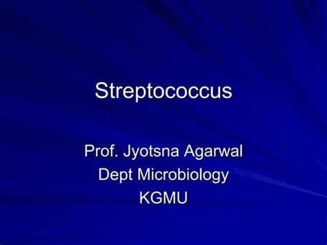 Streptococcus Ppt