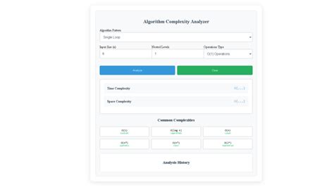 Algorithm Complexity Analyzer Smart Big O Calculator And Complexity