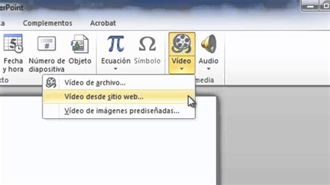 Insertar Video En Powerpoint