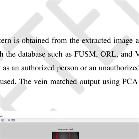 Pdf A Biometric Recognition System For Human Identification Using