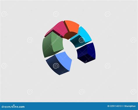 Three Dimension Abstract Representation Of Programming Blocks Of