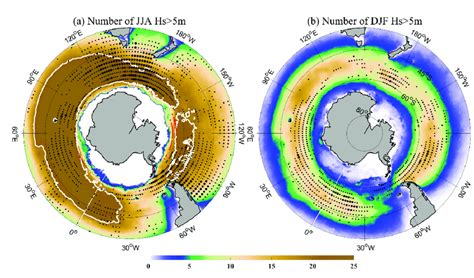 Similar To Figure 2 But For The Number Of Wave Processes Larger Than 5 Download Scientific