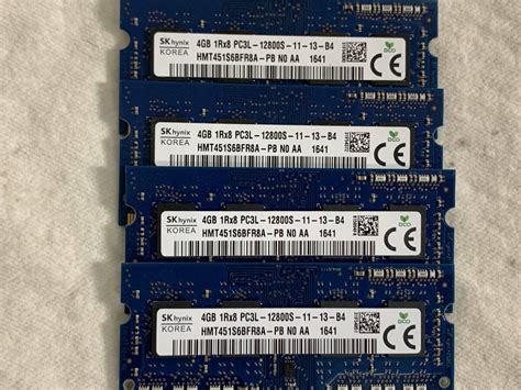 Yahoo オークション Skhynix 4gb 1r×8 Pc3l 12800s 11 13 B4 4枚
