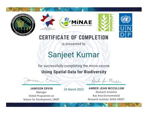 pdf sanjeet kumar using spatial data for biodiversity using spatial