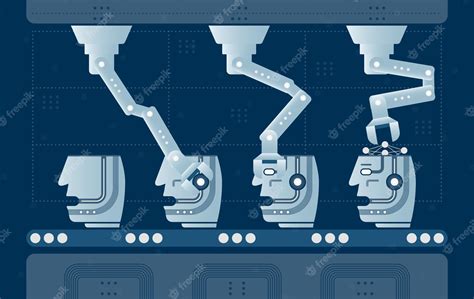 premium vector bot production automated process