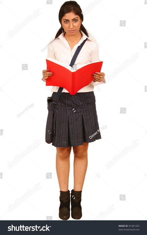 Cute Indian College Student Studio Portrait Stock Photo Shutterstock