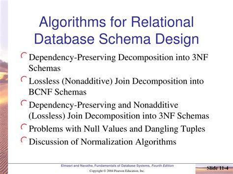 Ppt Advanced Topics In Relational Database Design And Normalization