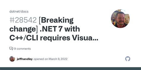 Breaking Change NET With C CLI Requires Visual Studio Preview Issue