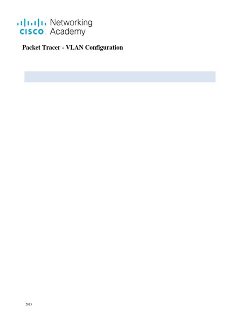 3312 Packet Tracer Vlan Configuration Ilm Pdf Network