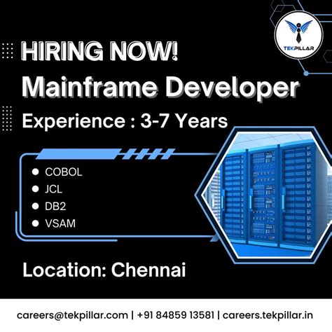 Chennai Hiring Mainframedeveloper Chennaijobs Cobol Jcl Db2