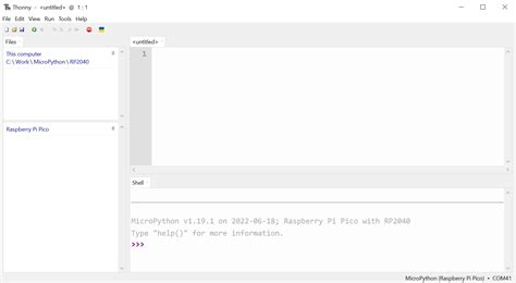 การเขียนโปรแกรม micropython สำหรับบอร์ด raspberry pi pico pico w