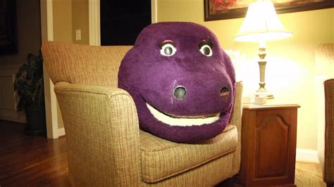 Teenager Gets Stuck In Barney Head During Prank