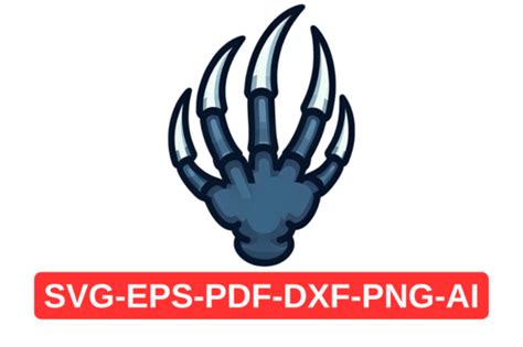 Claw Vector Svg Clipart Print Art Png Graphic By Artful Assetsy · Creative Fabrica