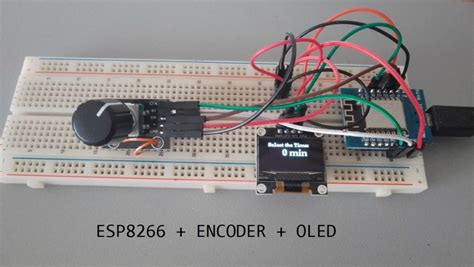 Timer With OLED Display Encoder Esp EdgeMicroTech