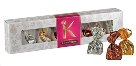 Конфеты Коркунов Комплимент, темный и молочный шоколад, 64 г | отзывы