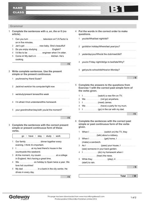 Grammar And Vocabulary Exam B1 Online Exercise For Live Worksheets Grammar And Vocabulary Exam B1 Online Exercise For Live Worksheets