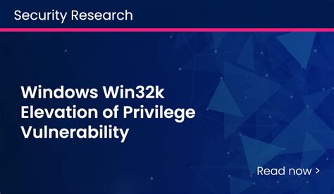 Windows Win K Elevation Of Privilege Vulnerability Safe Security