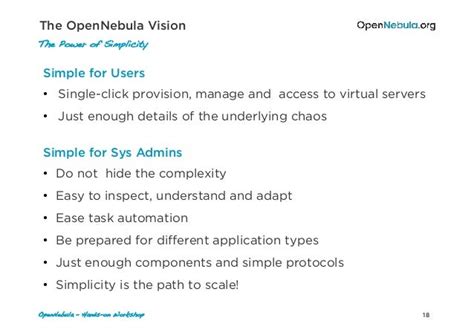 Opennebula Techday Boston 2015 Introduction And Architecture