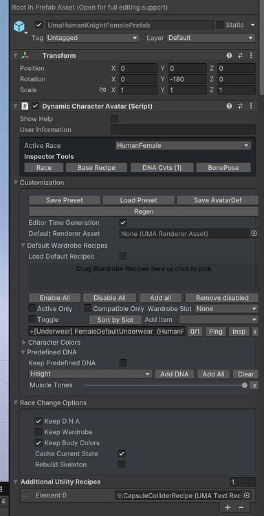 Uma Unity Multipurpose Avatar On The Asset Store Part 2