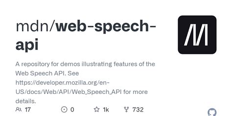 Github Mdnweb Speech Api A Repository For Demos Illustrating Features Of The Web Speech Api