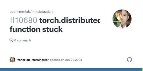 Torchdistributedallgather Function Stuck · Issue 10680 · Open Mmlab