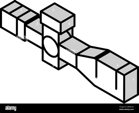 Scope Weapon Tool Isometric Icon Vector Illustration Stock Vector Image
