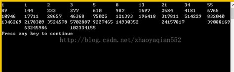 【c语言】求斐波那契数列的前40个数。特点，第12个数为1，从第三个数开始，该数是前面两个数之和已知斐波那契数列有如下特点第12两个数
