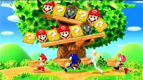 [마리오파티 슈퍼스타즈] 미니 게임 마리오 Vs 소닉 Vs 로젤리나 Vs 캐서린 마스터 난이도 Youtube