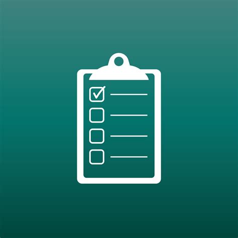 To Do List Icon Checklist Task List Vector Illustration In Flat Style Reminder Concept Icon