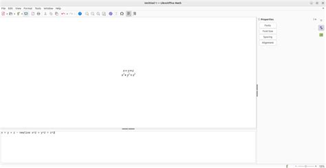 Getting Started With Libreoffice Math Creating And Formatting Equations Caterham Computing