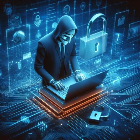 Premium Photo Illustration Of Data Phishing Concept Hacker And Cyber