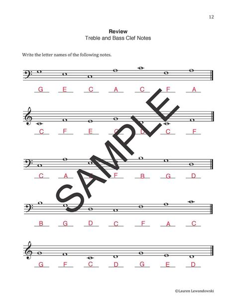 Unlocking The Musical Words Treble Clef 1 Answer Key Your Ultimate Guide