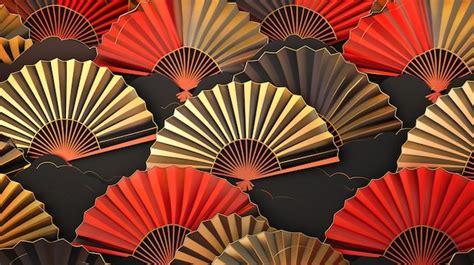 Fan Pattern Wallpaper Premium Ai Generated Image Fan Pattern Wallpaper Premium Ai Generated Image