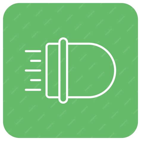 Premium Vector Indicator Lamp Vector Illustration Style