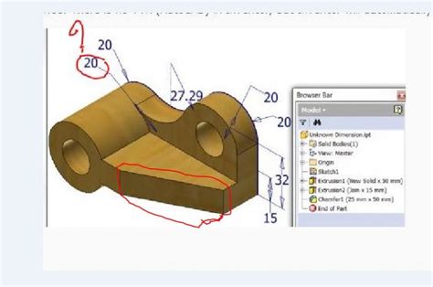 Inventor Questionsunknown Dimensions Autodesk Inventor Autocad Forums
