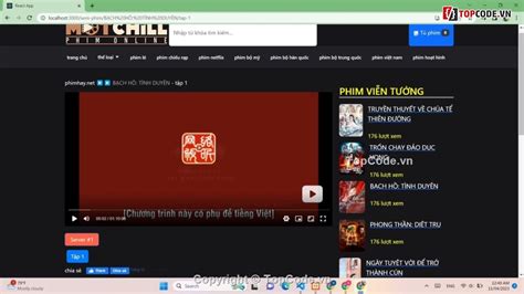 Full Source Code Web Phim Viết Bằng Reactjslaravelredisbosstrapmysql