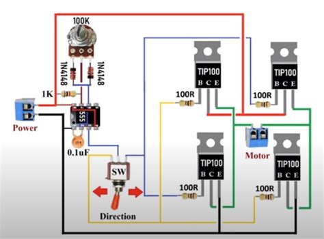 dc motor yön ve hız kontrolü elektronik ve mekanik forumu