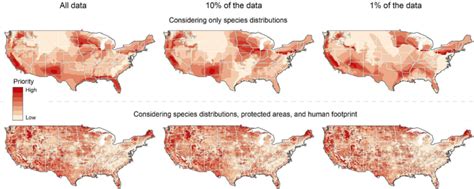 Conservation Prioritization Regions As A Function Of 1 Occurrence