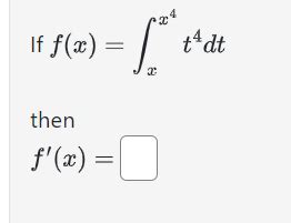 Solved If F X Xx4t4dtthenf X Chegg Com