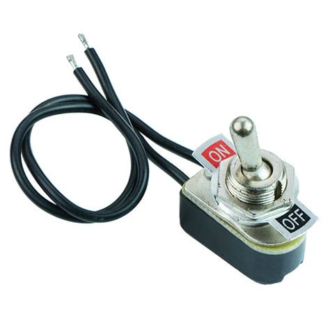 On Off Prewired Toggle Switch Spst 6a — Maplin Pro Your One Stop Component Shop