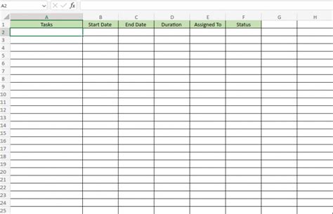 Creating A Project Plan In Excel Step By Step Guide