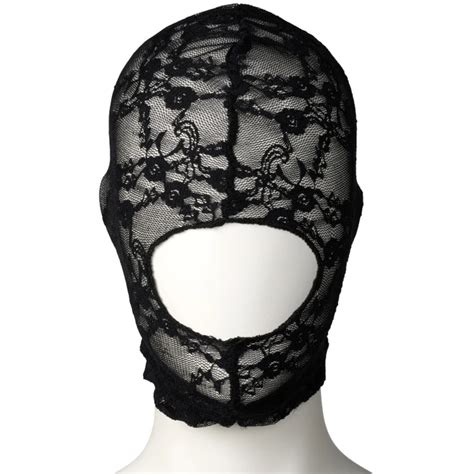 Master Series Lace Seduction Bondage Hood Sinful