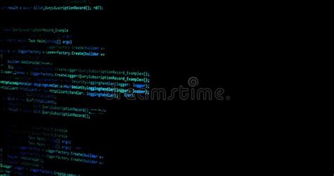 Hacker Scrolls Program Code On Notebook Computer Cyber Security Stock Footage Video Of