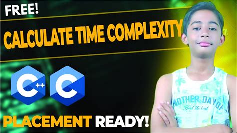 How To Calculate Time Complexity Of An Algorithm Youtube