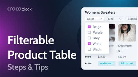 6 Best Woocommerce Product Filter Plugins Compared Crocoblock